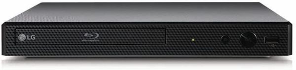 LG BP350 Blu-ray Player with Streaming Services and Built-in Wi-Fi, Black